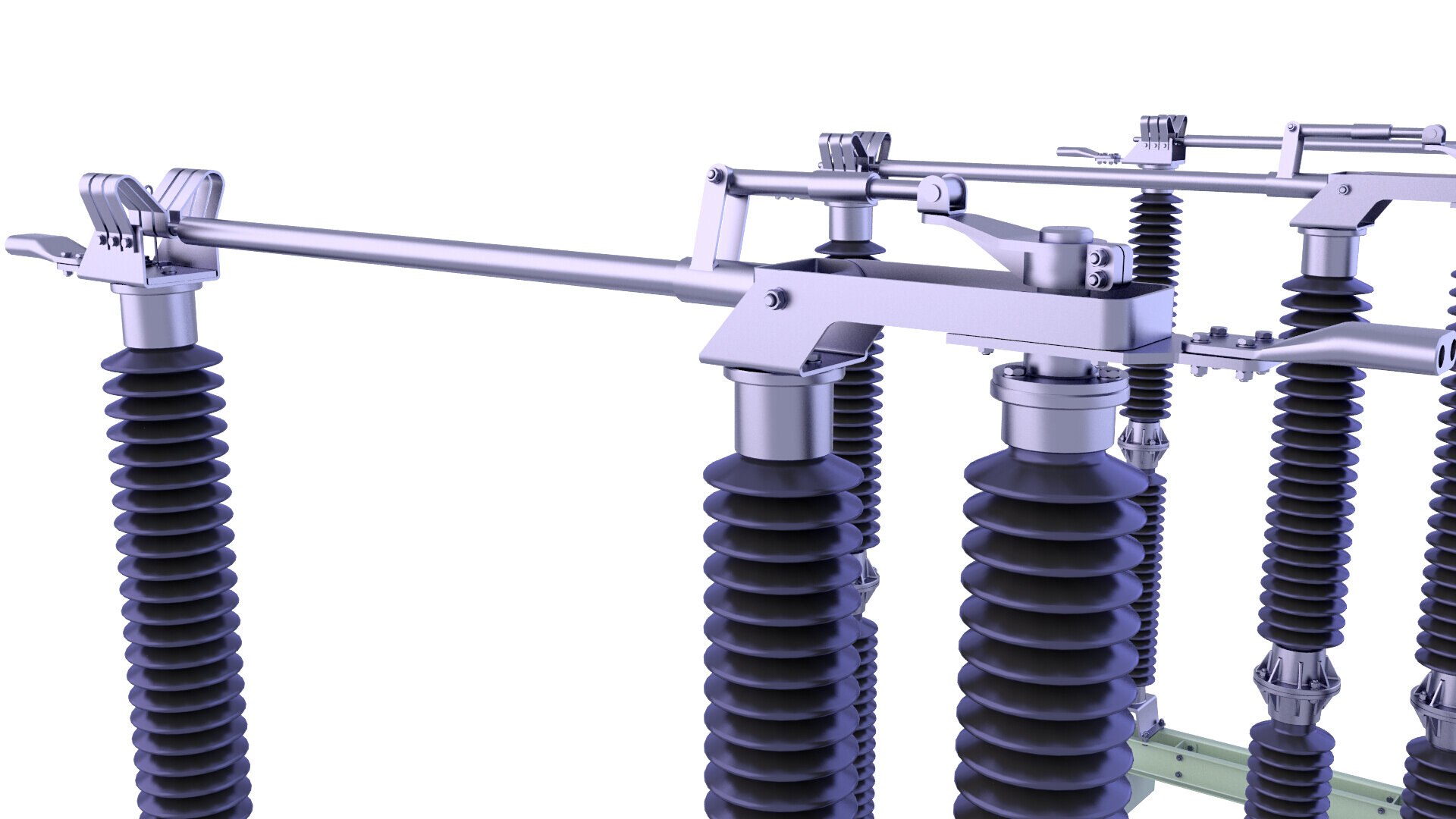 HV Substation Vertical Disconnect Switch Break 45 Model - TurboSquid ...