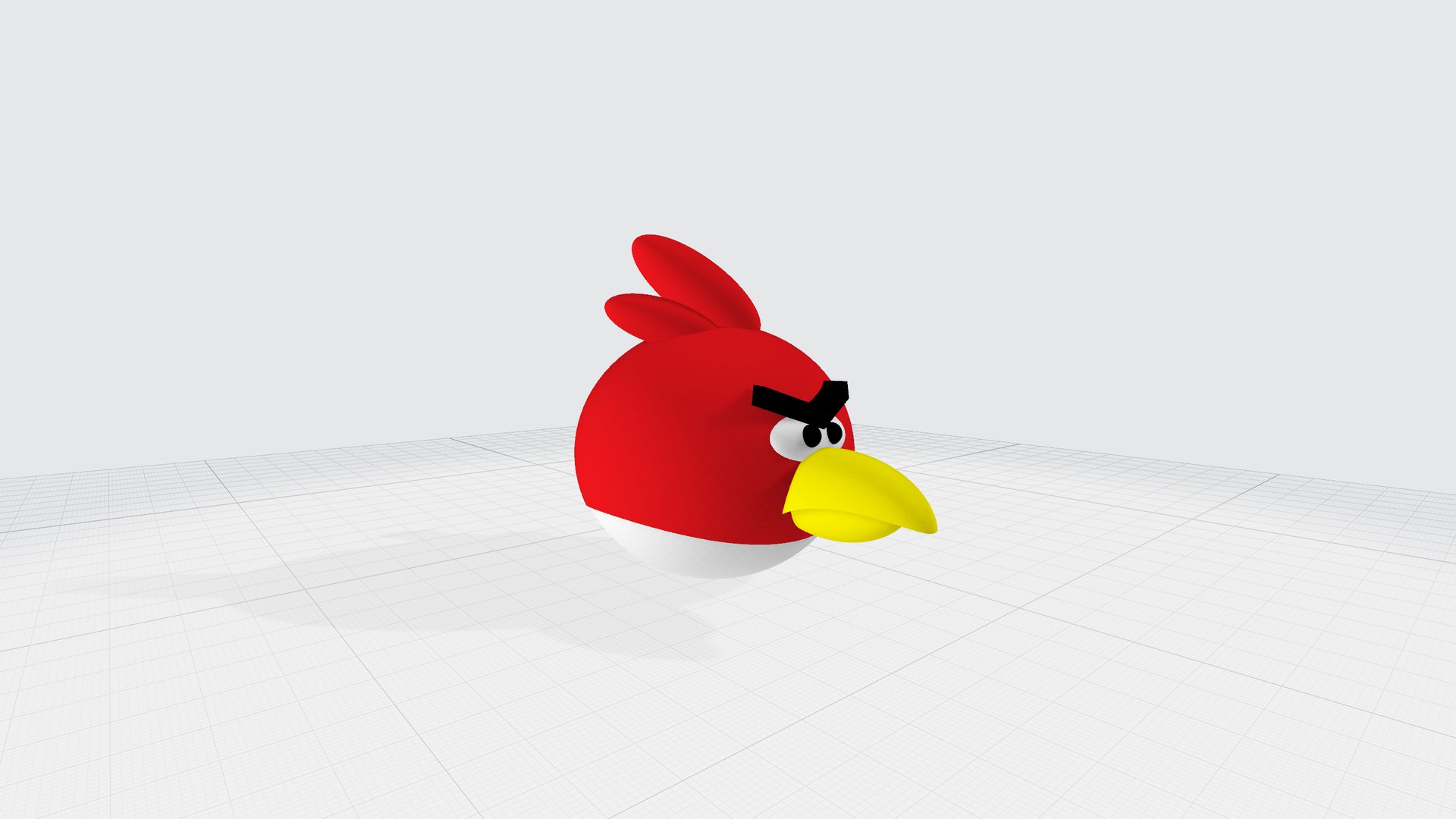 3D Angry Bird Red Model - TurboSquid 1833899