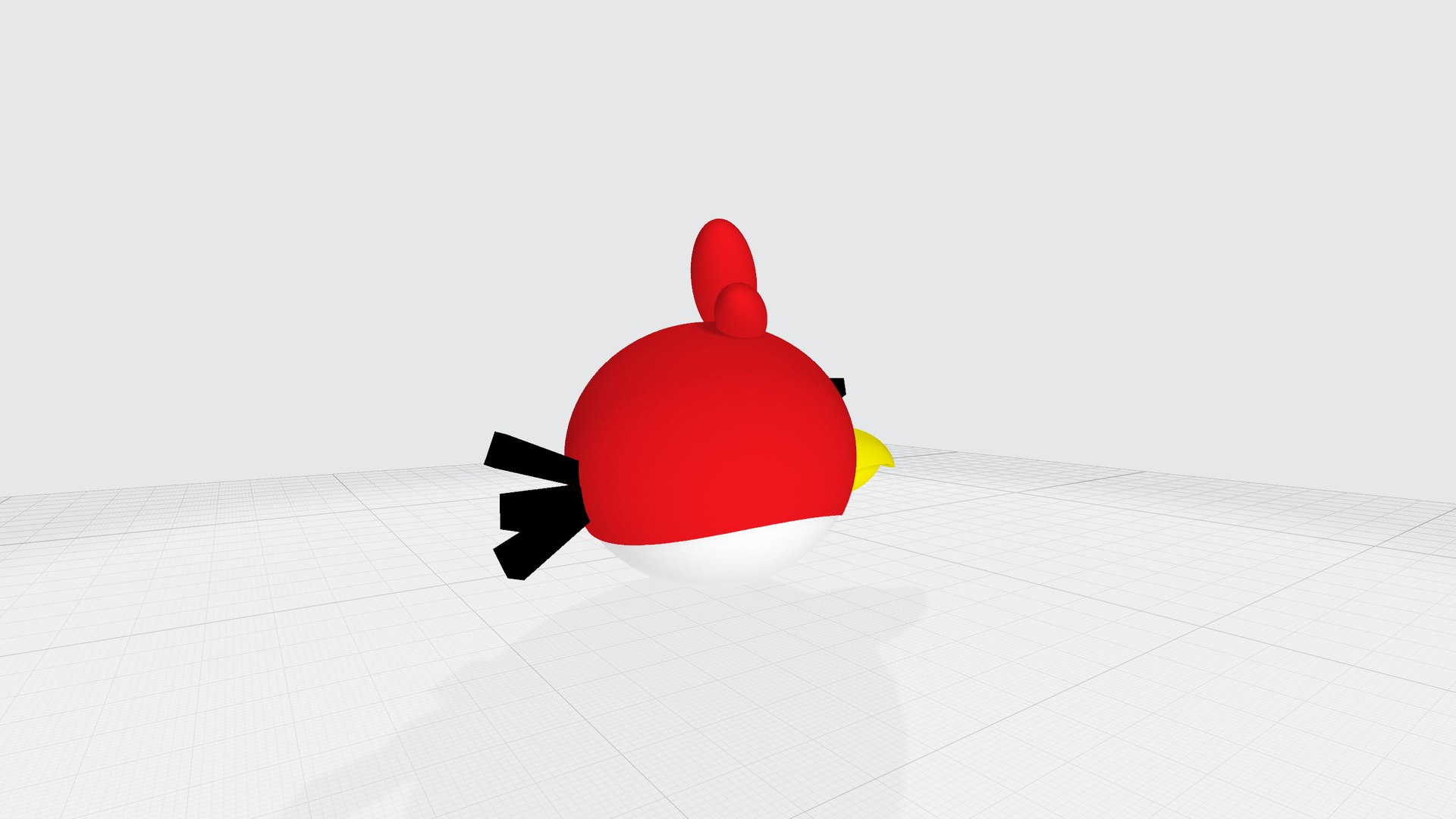 3D Angry Bird Red Model - TurboSquid 1833899
