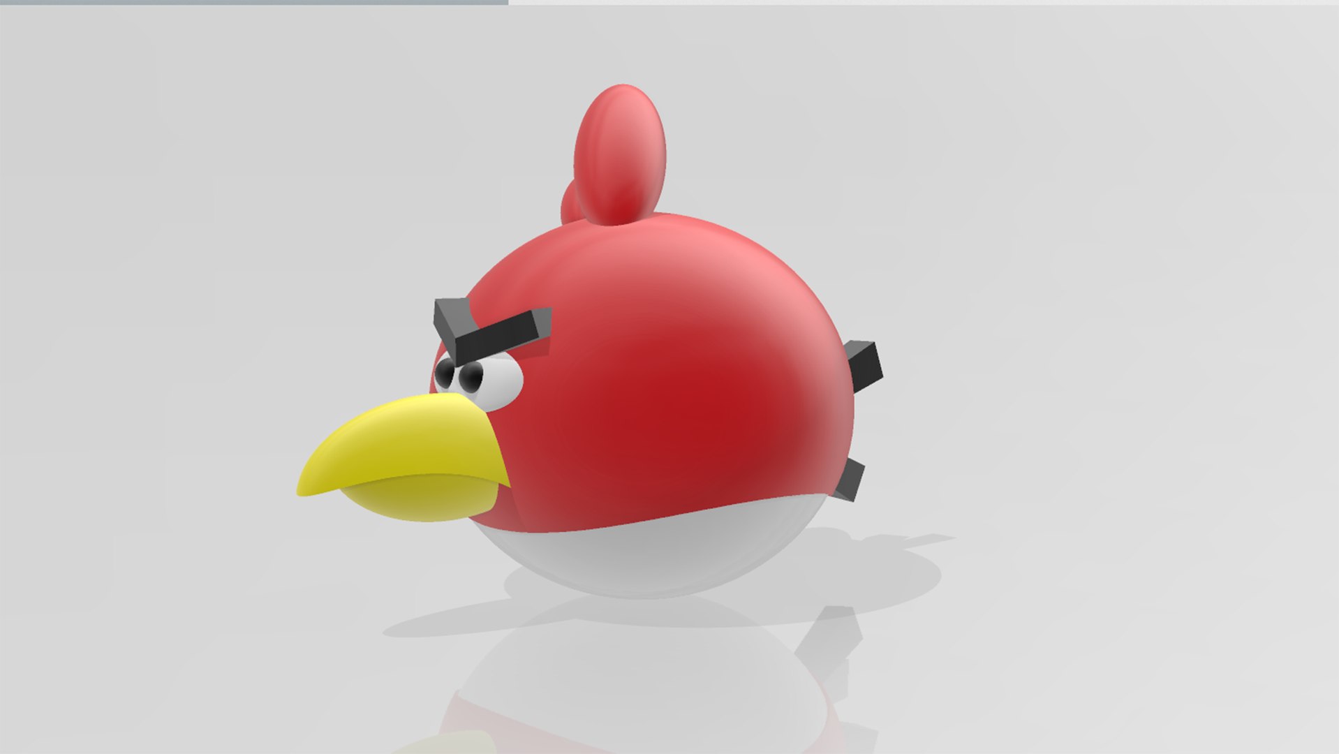 3D Angry Bird Red Model - TurboSquid 1833899
