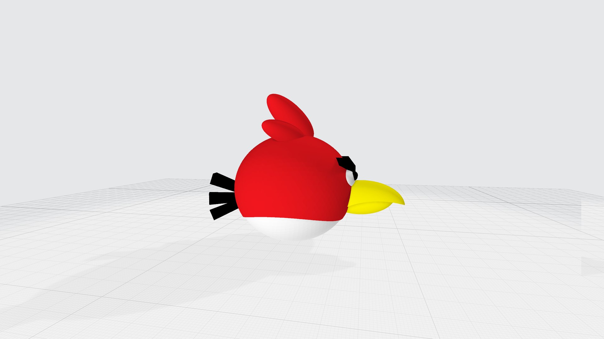3D Angry Bird Red Model - TurboSquid 1833899