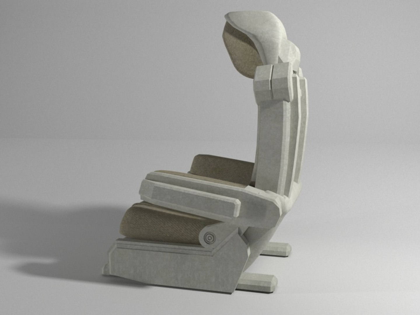 Futuristic Sci-fi Chair 3D Model - TurboSquid 1411647