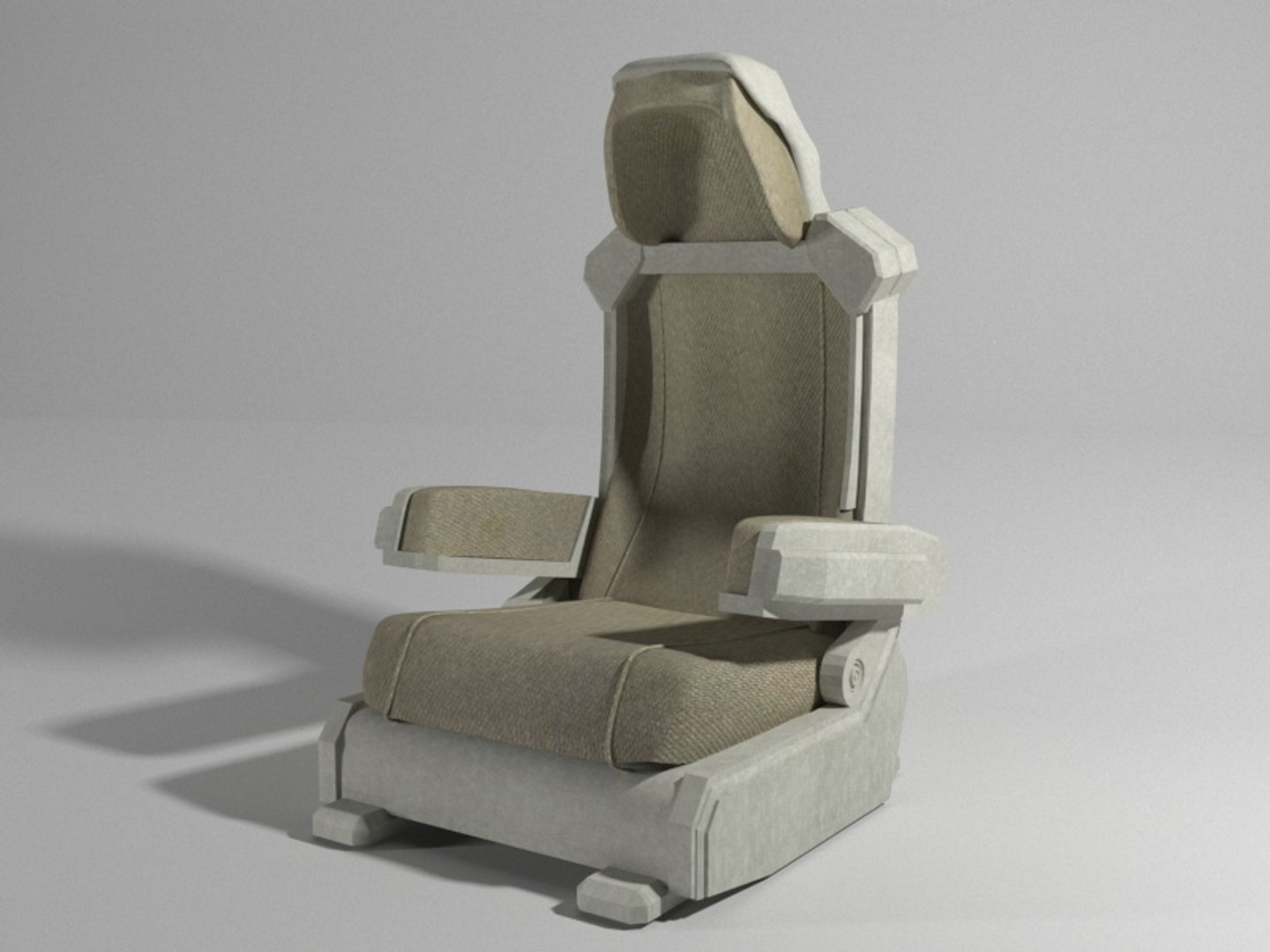 Futuristic Sci-fi Chair 3D Model - TurboSquid 1411647