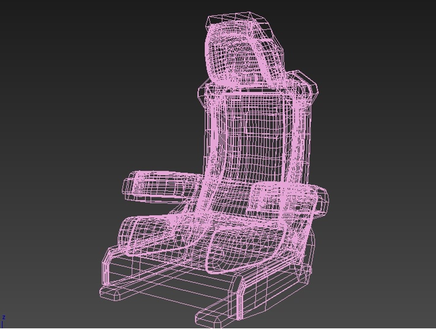 Futuristic Sci-fi Chair 3D Model - TurboSquid 1411647