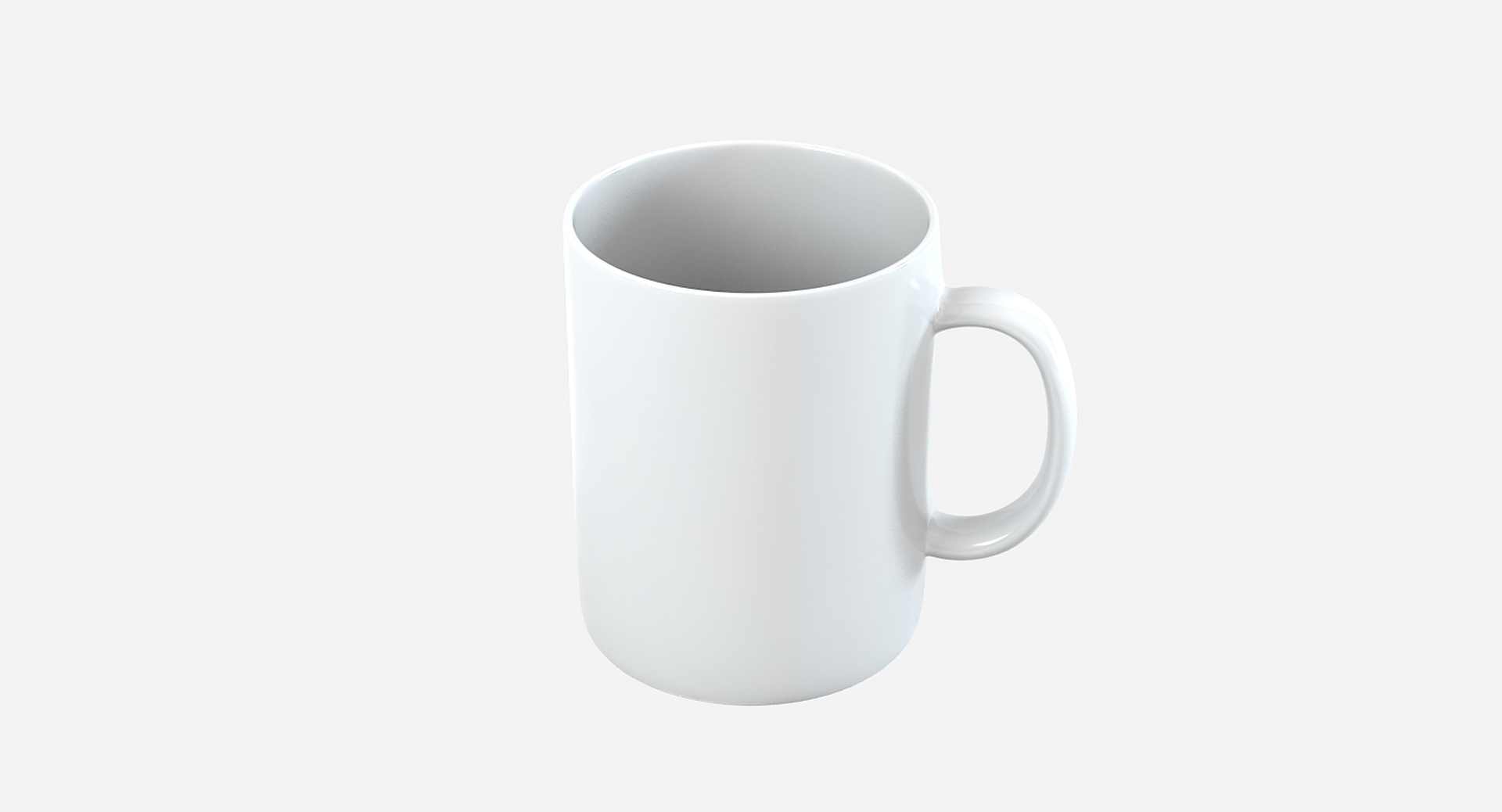 3ds max white cup