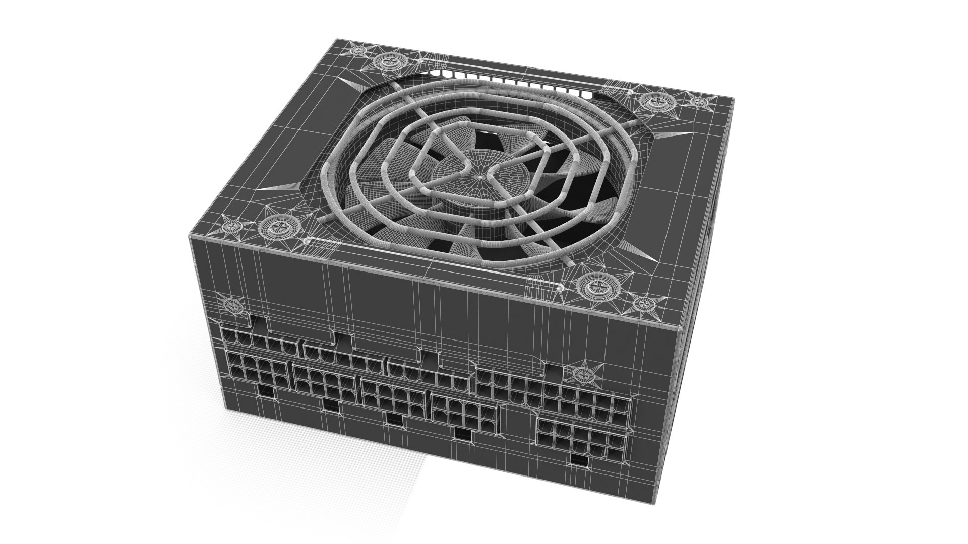 PC Power Supply PBR 3D Model - TurboSquid 1861866