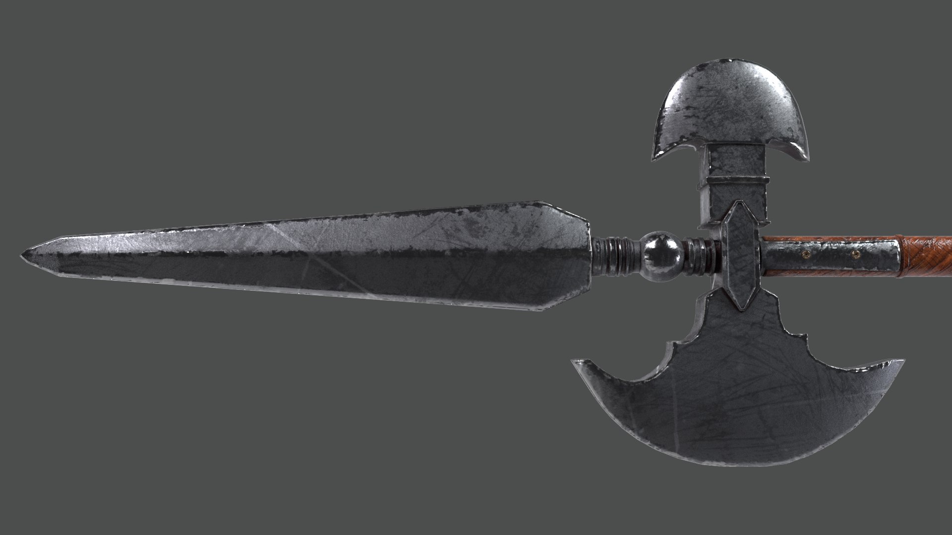 Halberd 3D model - TurboSquid 2096042