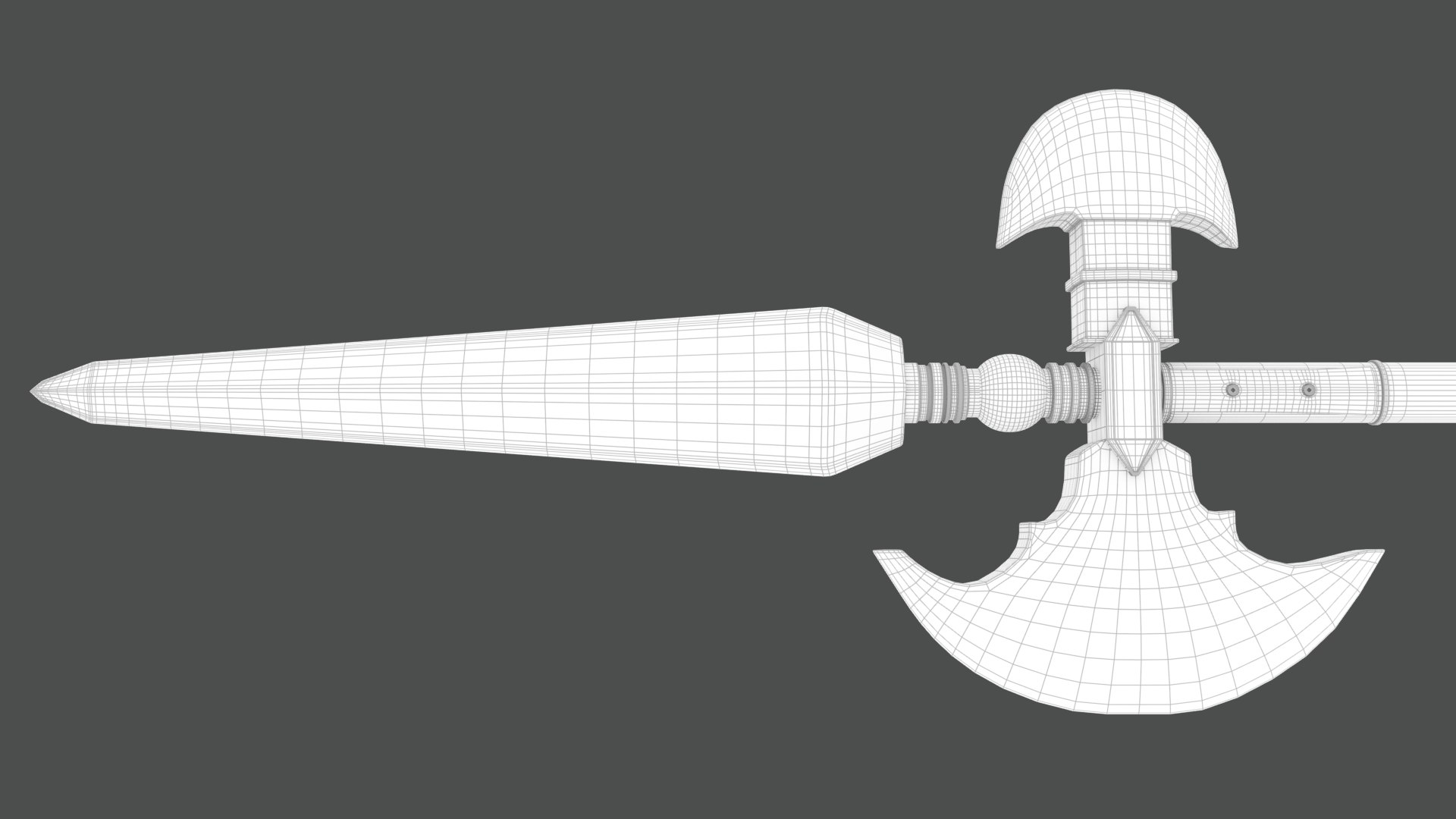 Halberd 3D model - TurboSquid 2096042