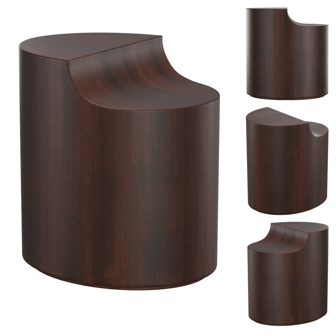 modelo 3d Swan Bedside Table - TurboSquid 2063511