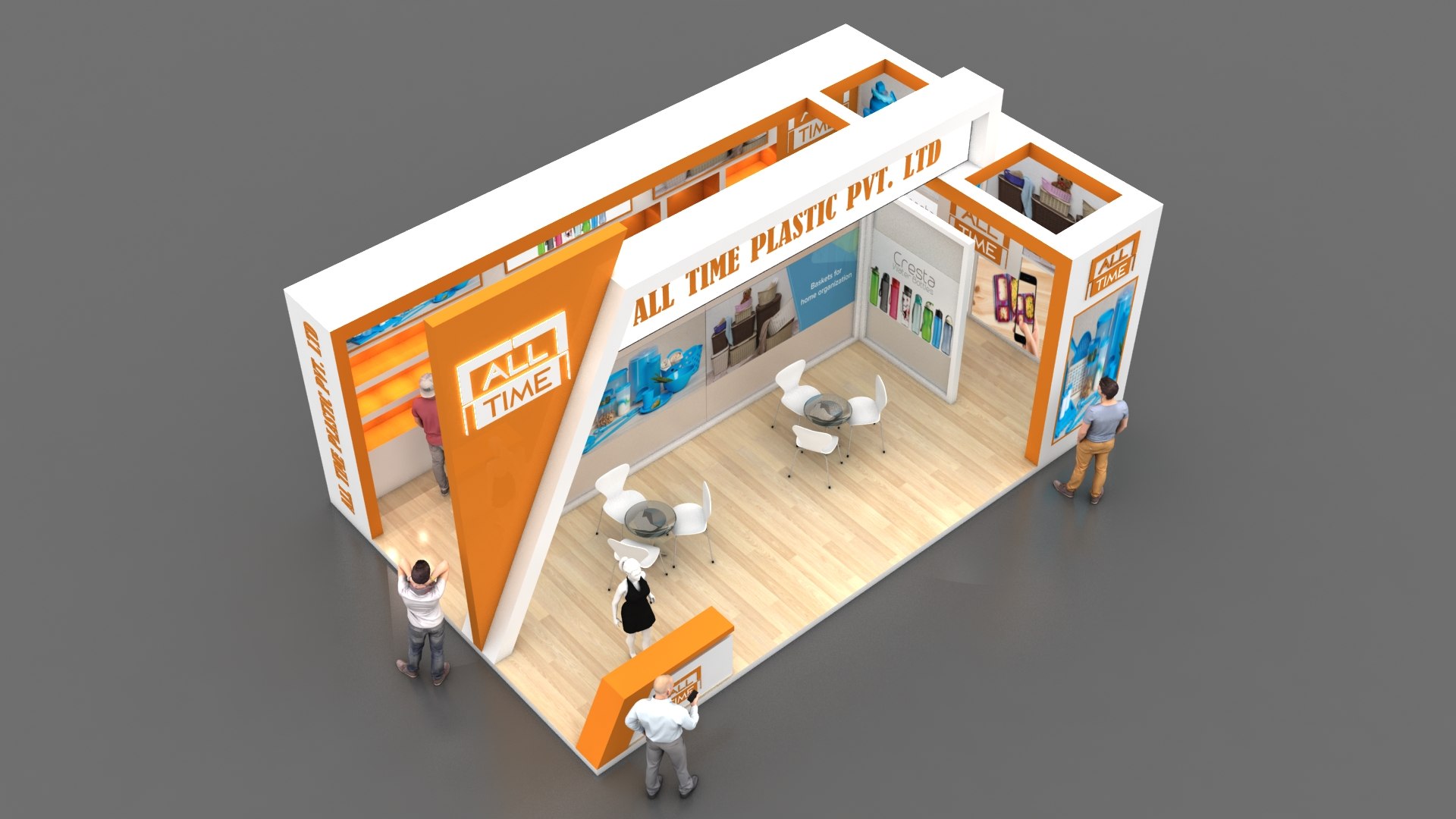 3D Exhibition Stall - TurboSquid 1357108