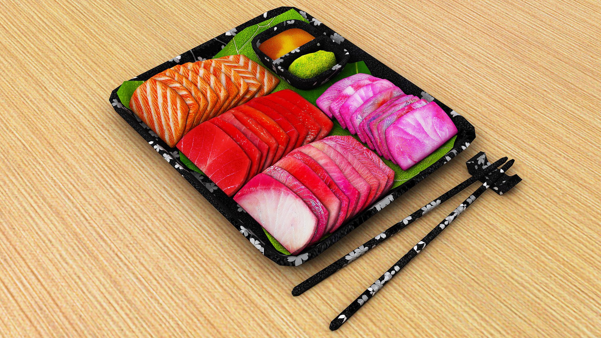 3D Sashimi Model - TurboSquid 1912978