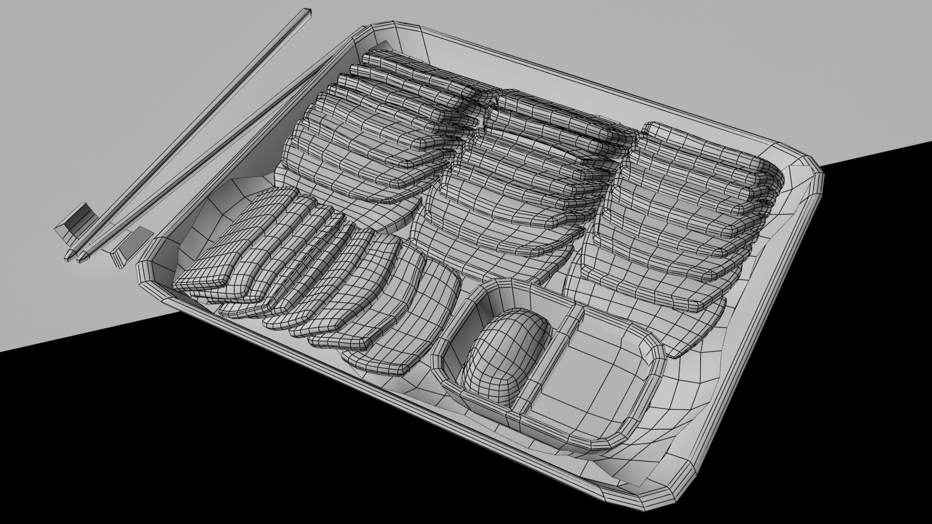 3D Sashimi Model - TurboSquid 1912978