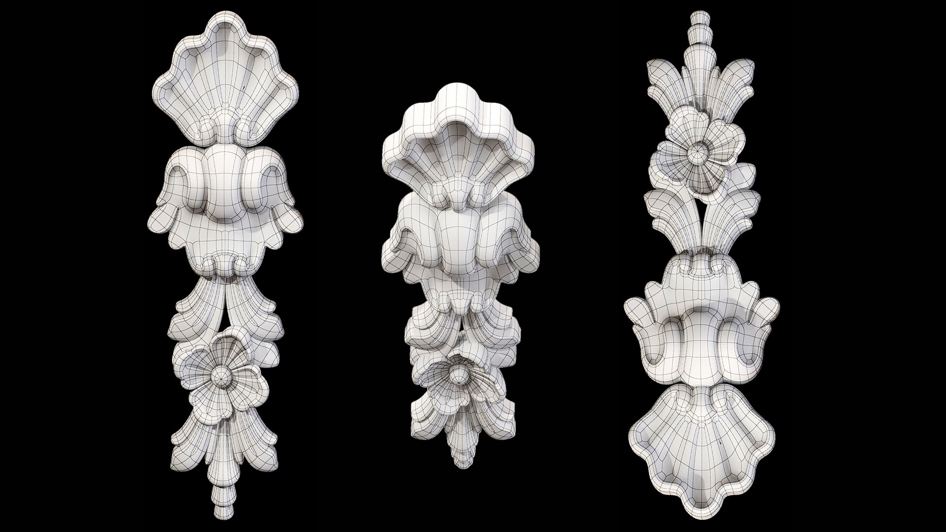 3D Carved Classic Model - TurboSquid 1690352