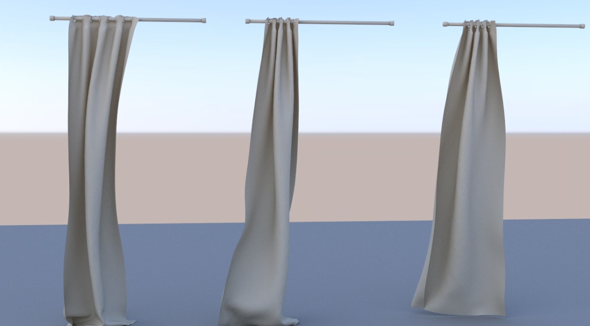 Animated Curtain Fabric 3D Model - TurboSquid 2089522