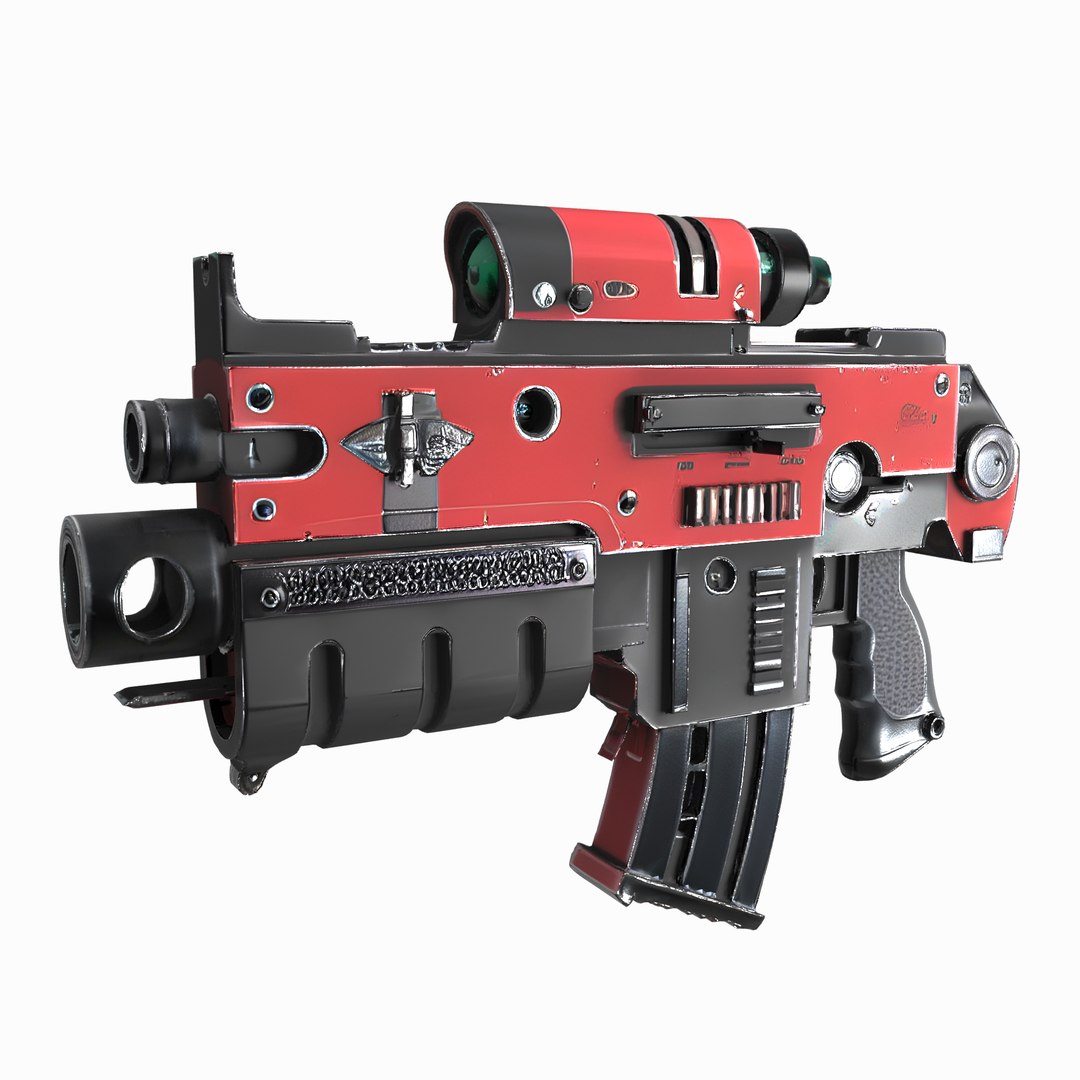 Bolter Gun 3D - TurboSquid 2337282