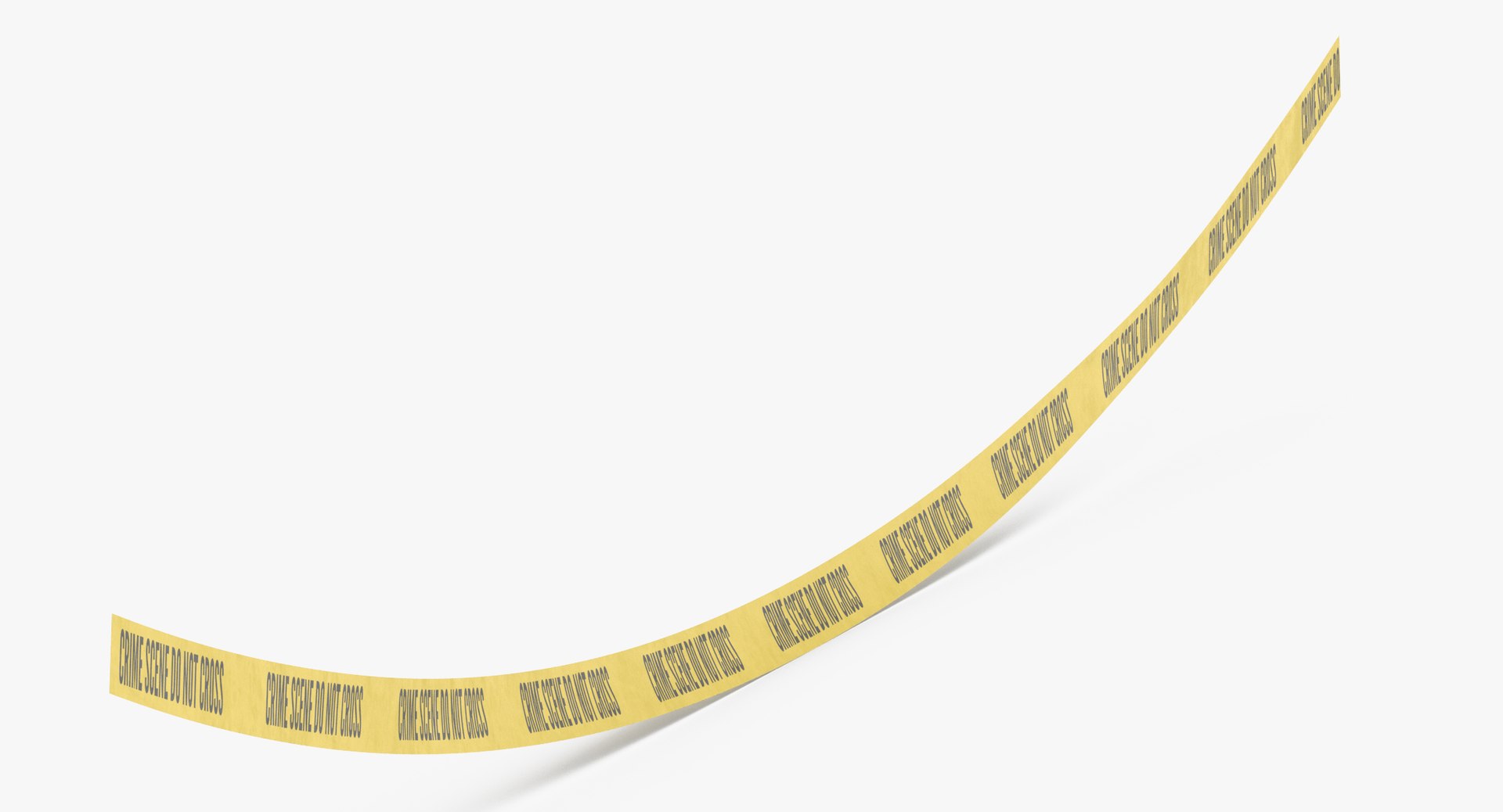 3D Crime Scene Tape 01 - TurboSquid 1149282