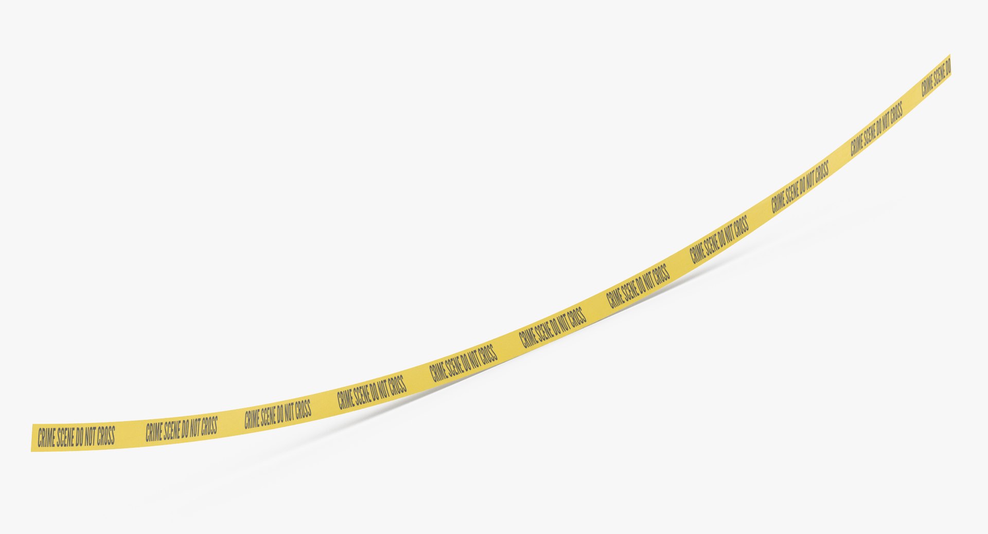 3D Crime Scene Tape 01 - TurboSquid 1149282