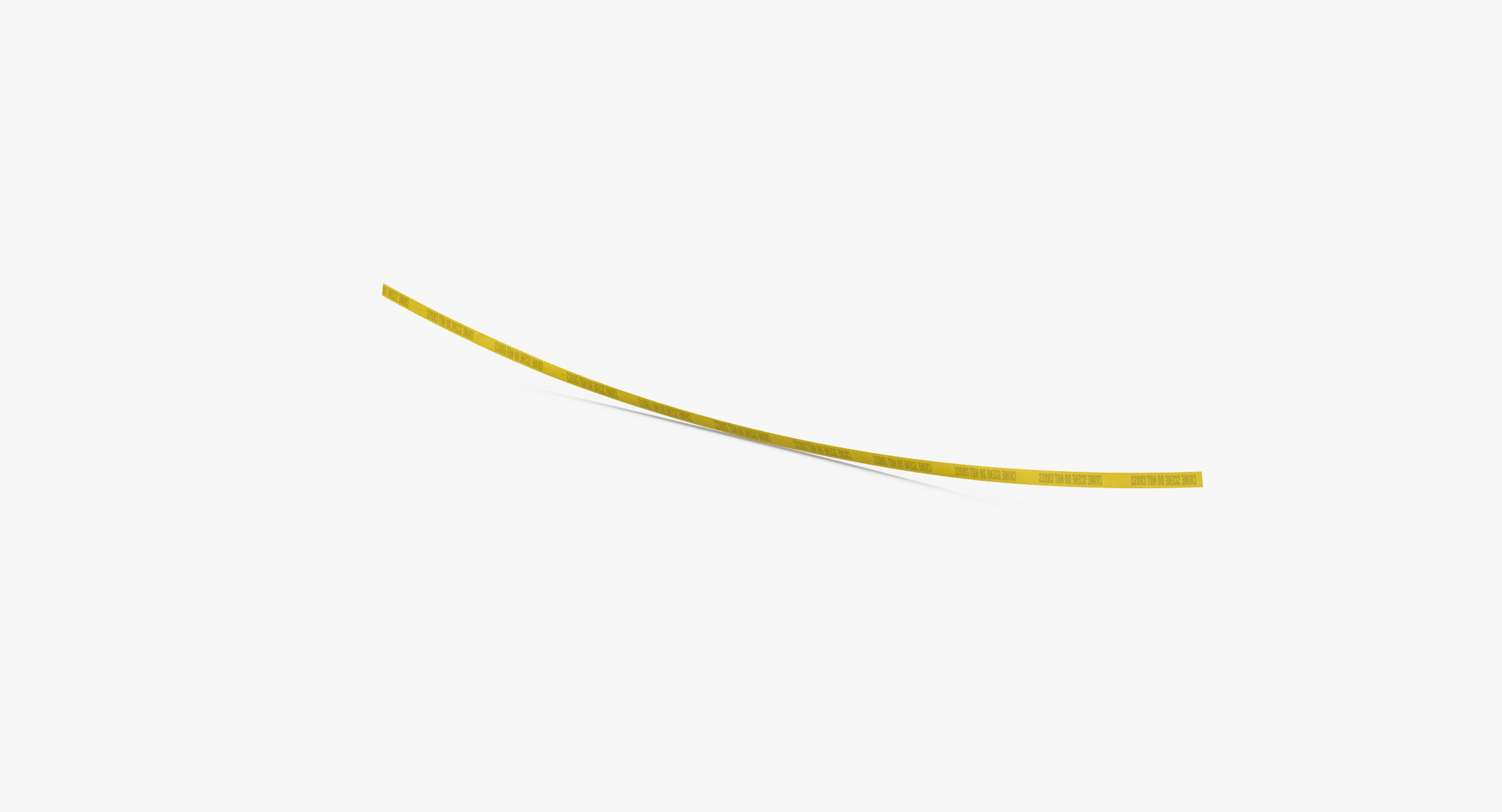 3D Crime Scene Tape 01 - TurboSquid 1149282