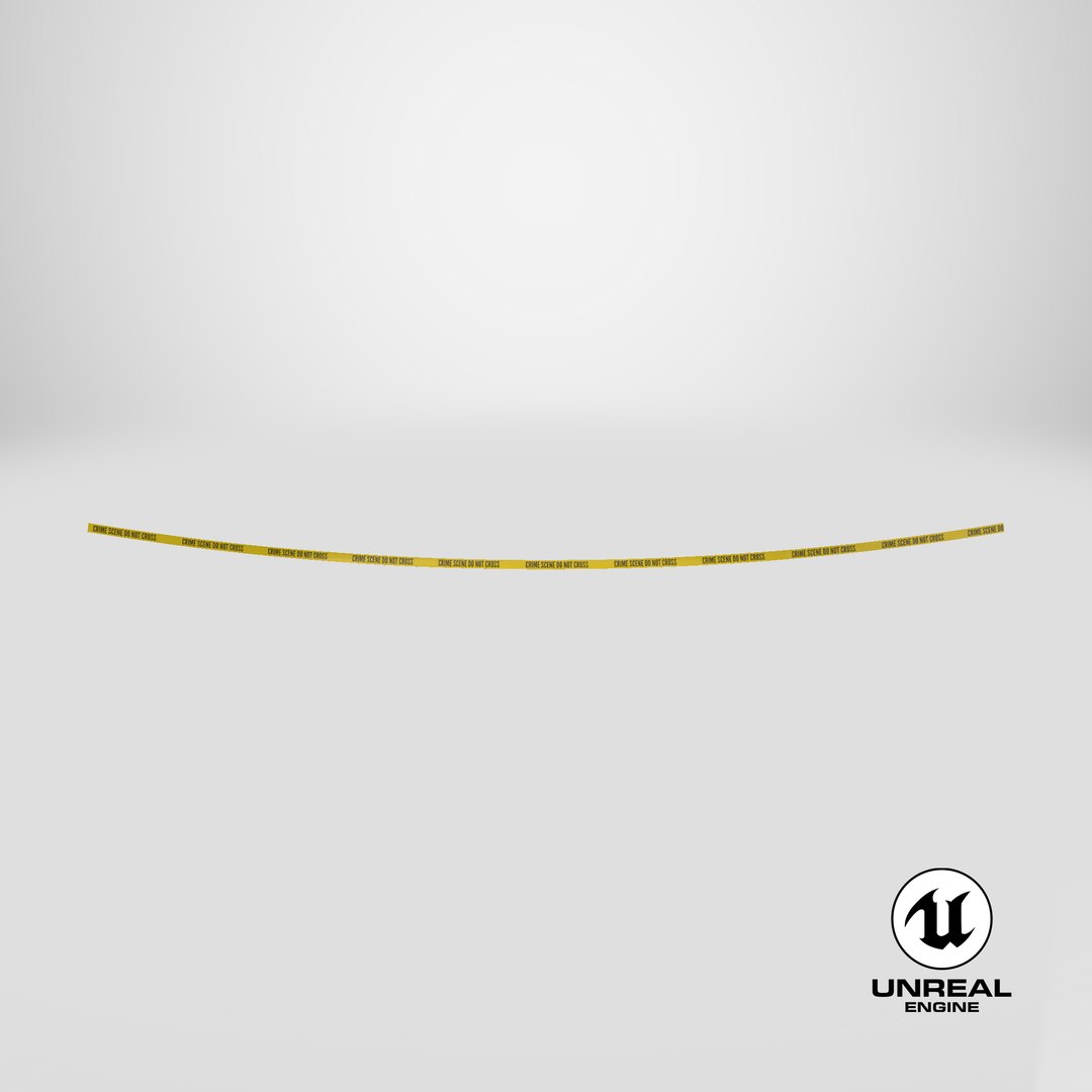 3D crime scene tape 01 - TurboSquid 1149282