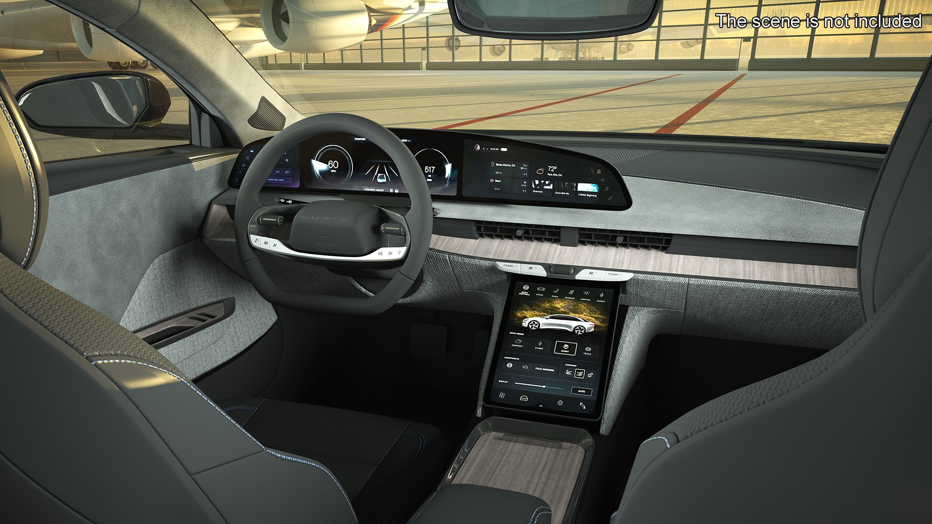 Lucid Air Electric Luxury Sedan Sapphire 3D model - TurboSquid 2045437