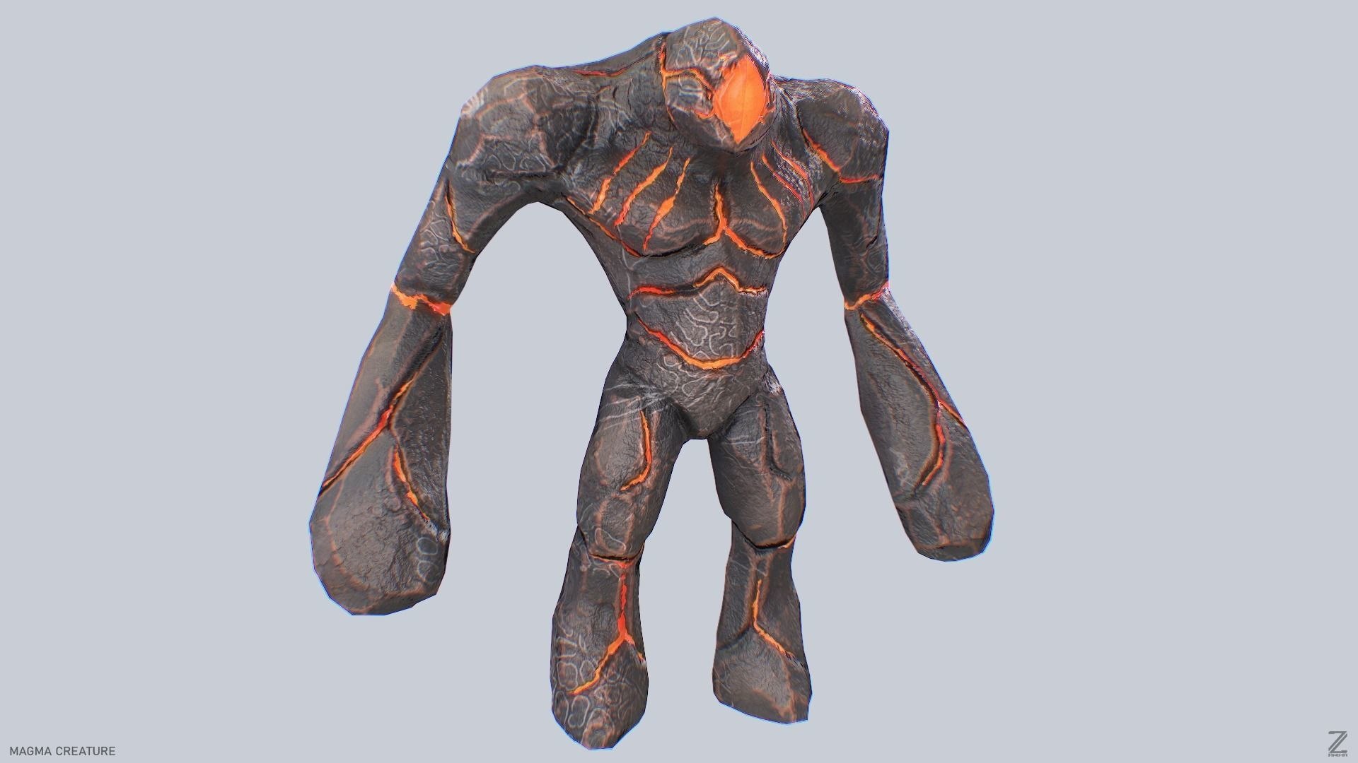 Magma Creature Collection 3D - TurboSquid 2234850