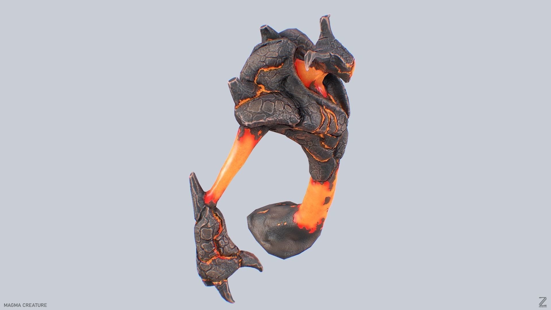 Magma Creature Collection 3D - TurboSquid 2234850
