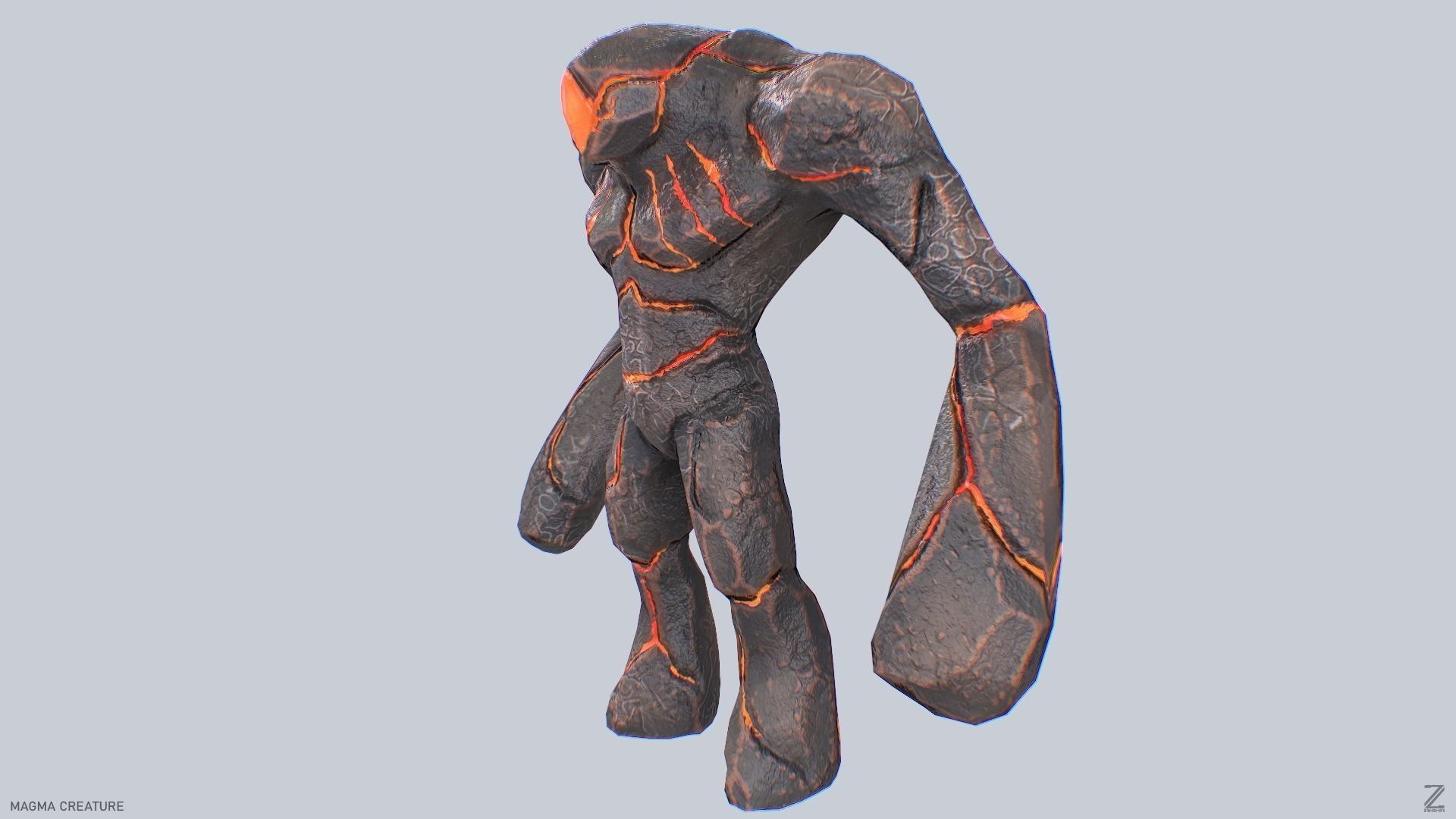 Magma Creature Collection 3D - TurboSquid 2234850
