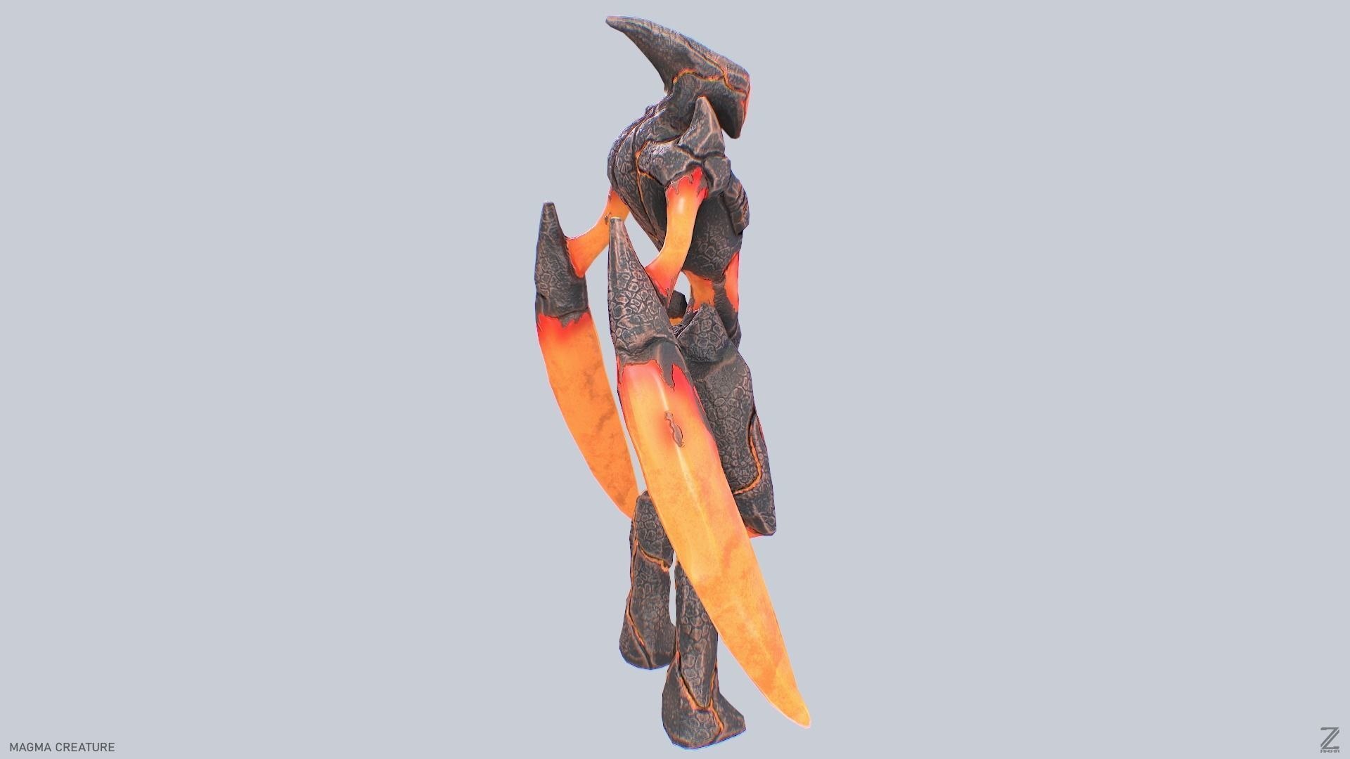 Magma Creature Collection 3D - TurboSquid 2234850