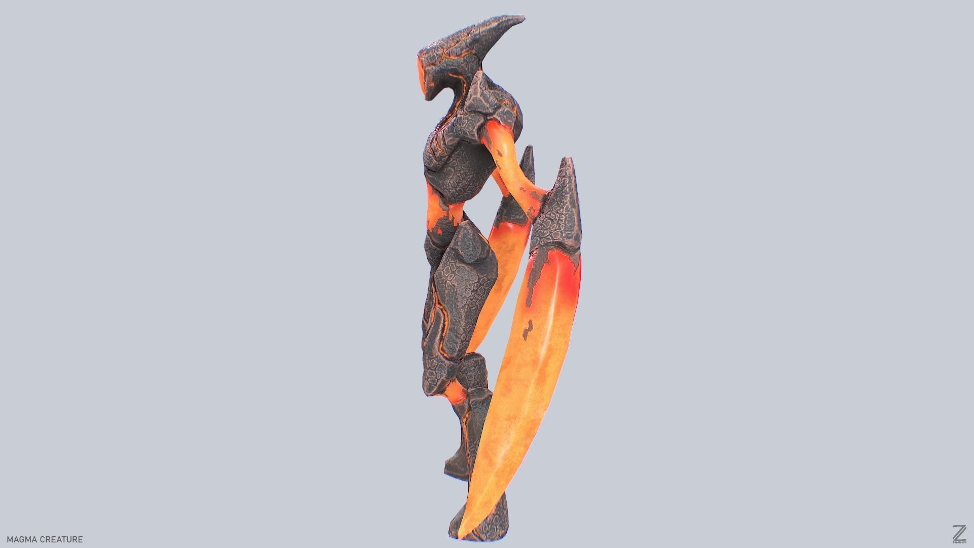 Magma Creature Collection 3D - TurboSquid 2234850