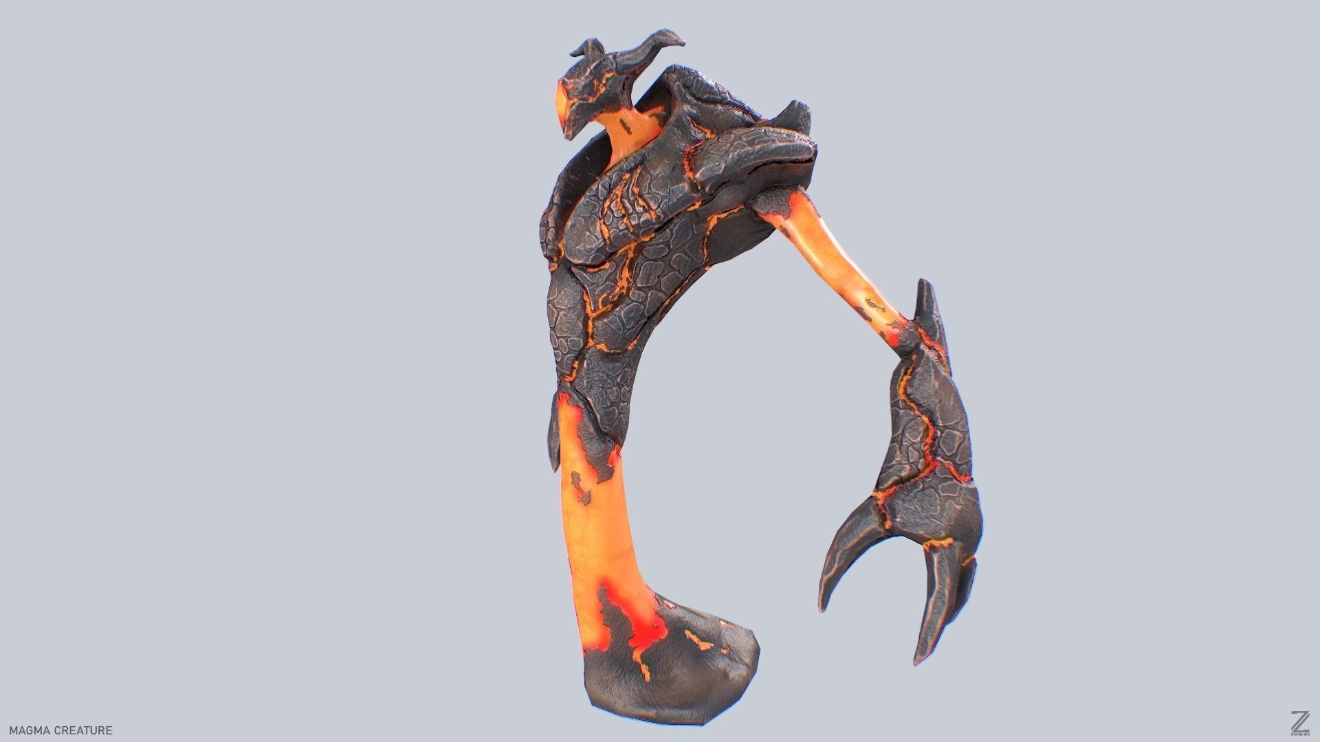 Magma Creature Collection 3D - TurboSquid 2234850