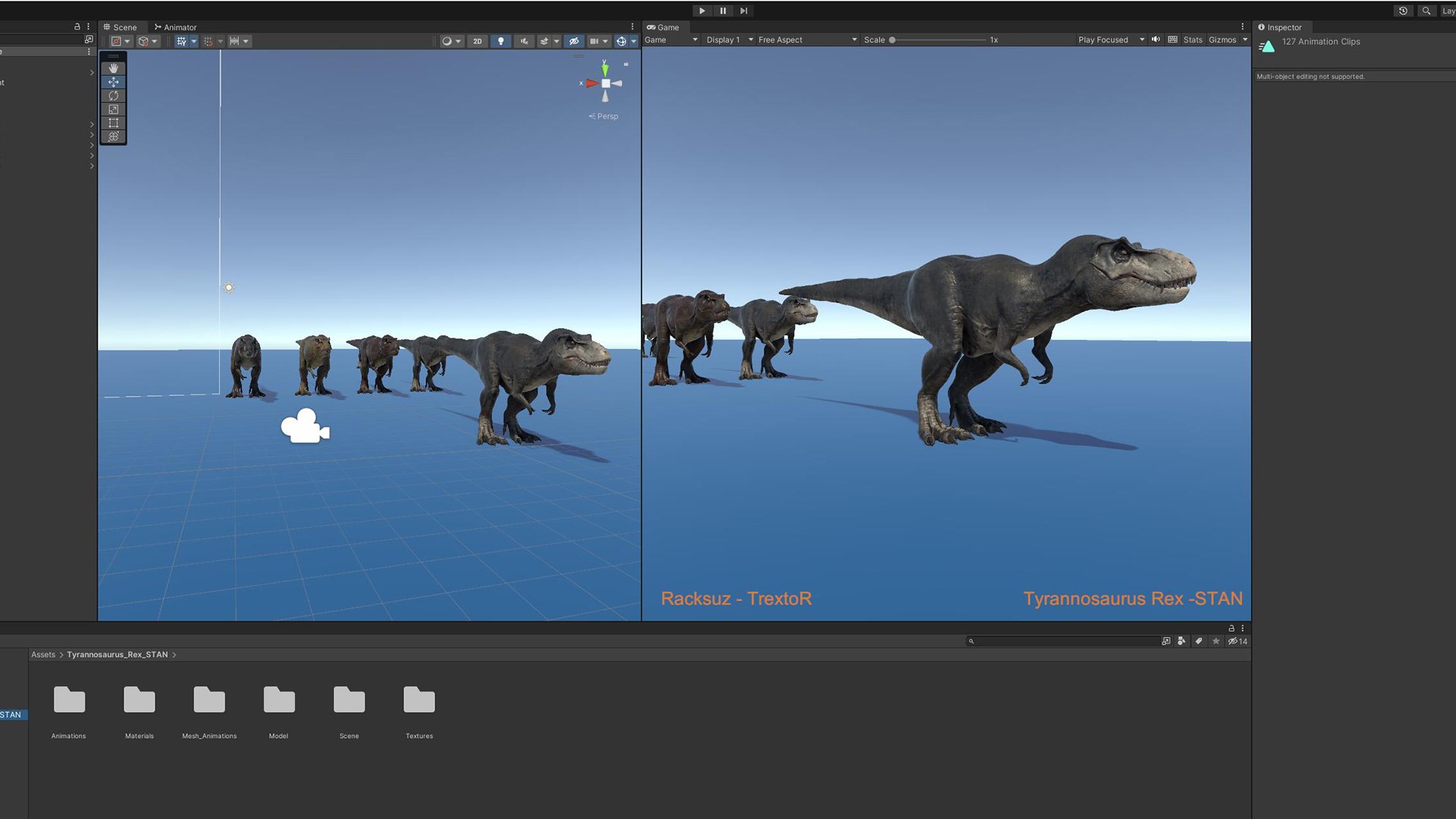 Tyrannosaurus Rex Stan Unity - FBX 3D Model - TurboSquid 2200444