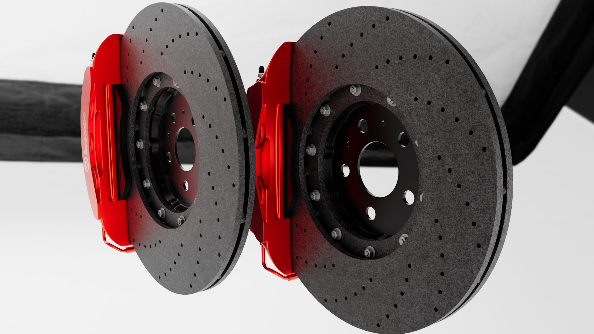 3D Model BRAKES CARBON CERAMIC - TurboSquid 2075950