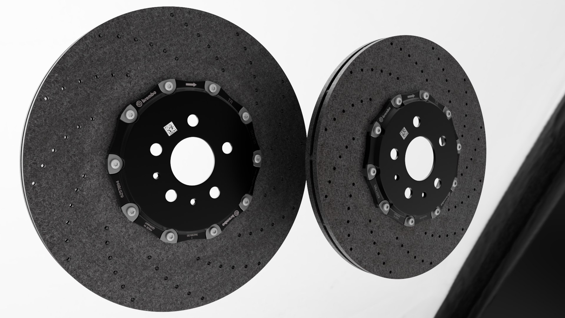 3D Model BRAKES CARBON CERAMIC - TurboSquid 2075950