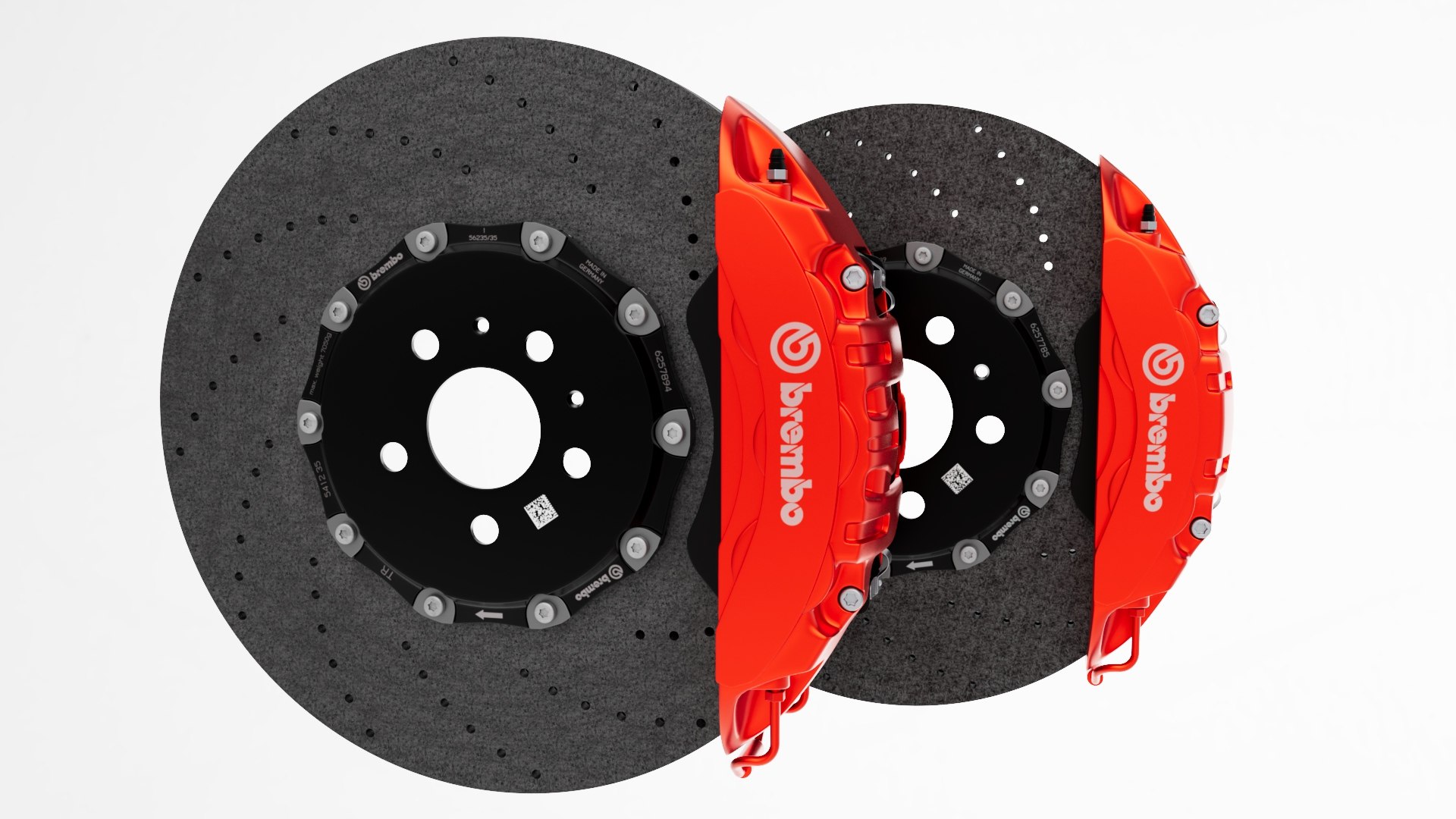 3D Model BRAKES CARBON CERAMIC - TurboSquid 2075950