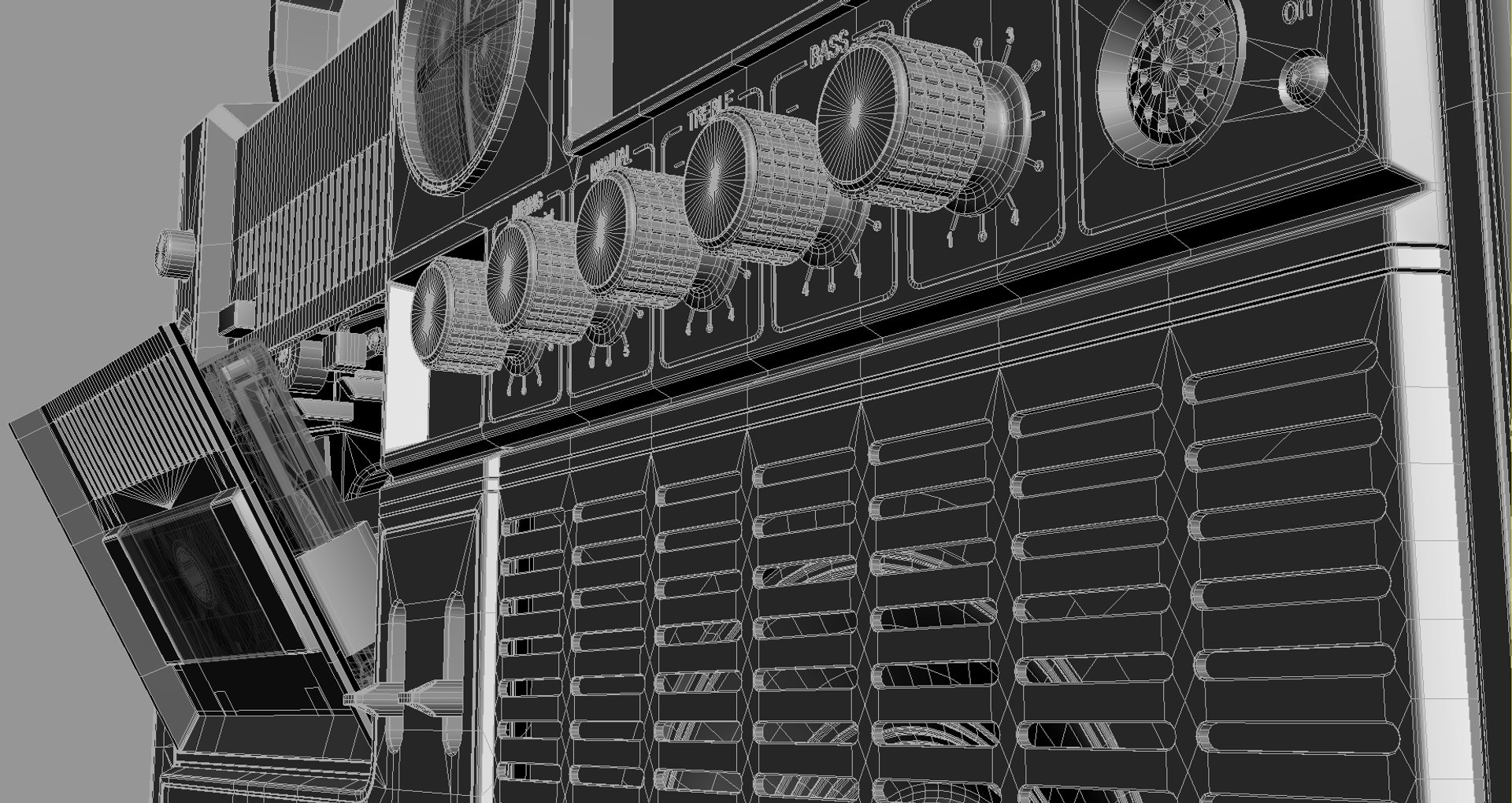 philips 664 cassette player 3d x