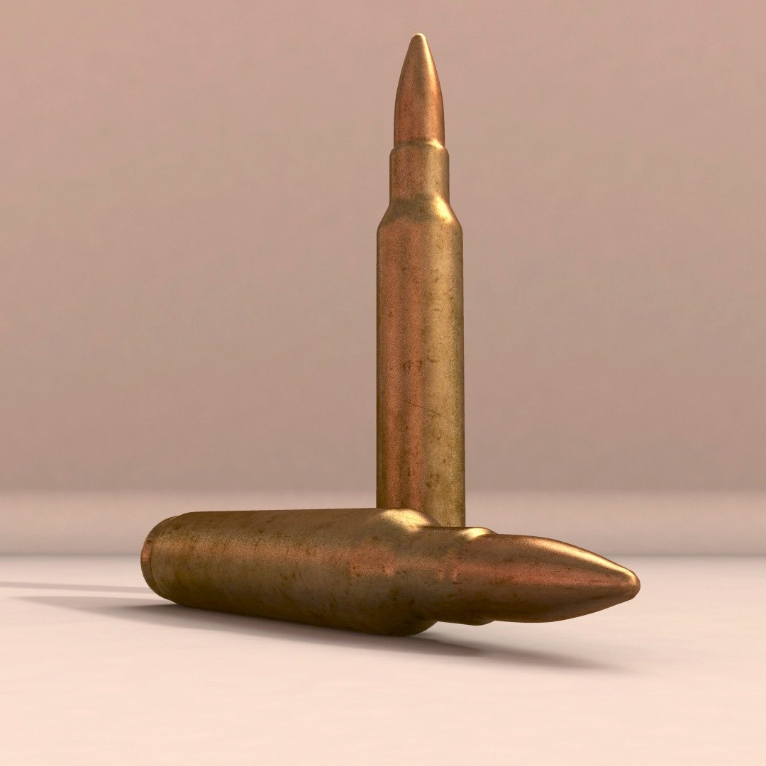 Rifle Bullets Obj