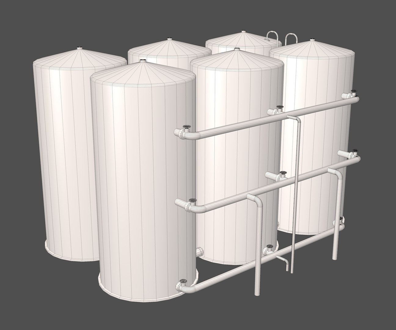 3d Model Of Industrial Boilers