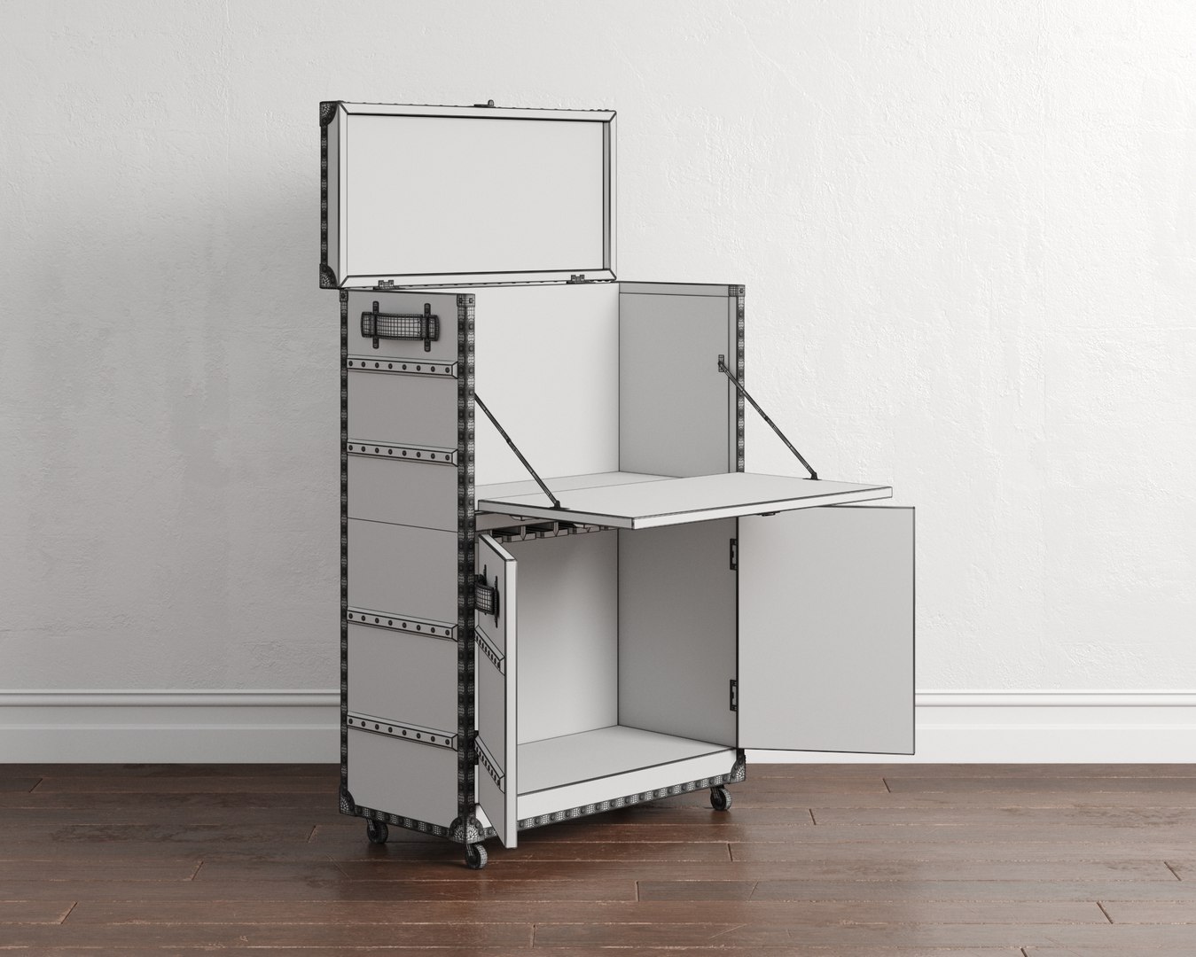 Safari bar open 3D model - TurboSquid 1677071