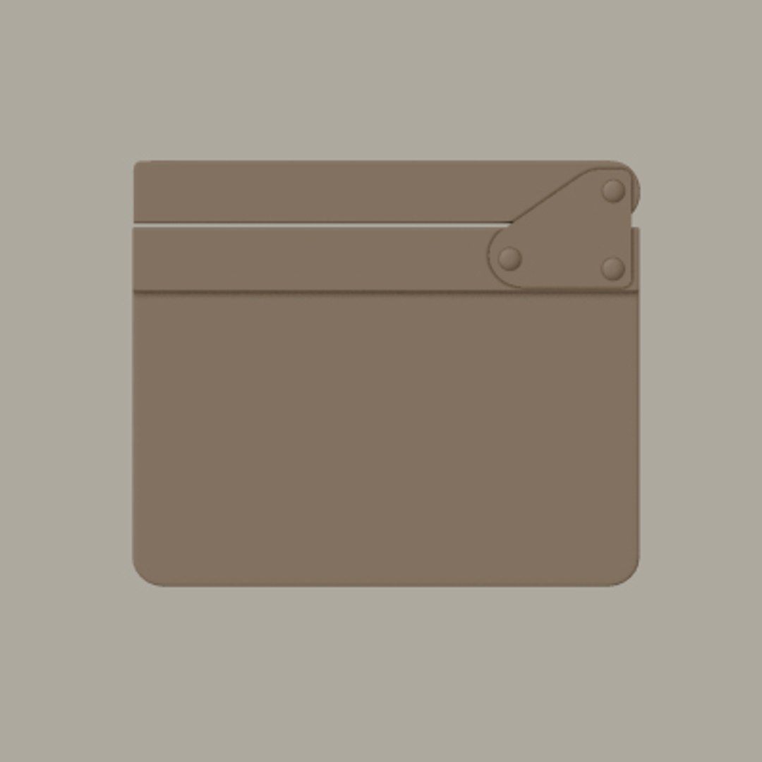 3d Model Clapboard Board