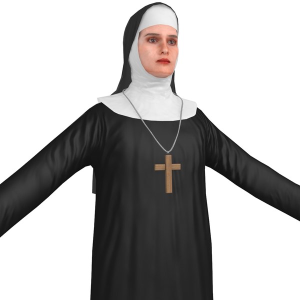 3D model people nun human - TurboSquid 1326431