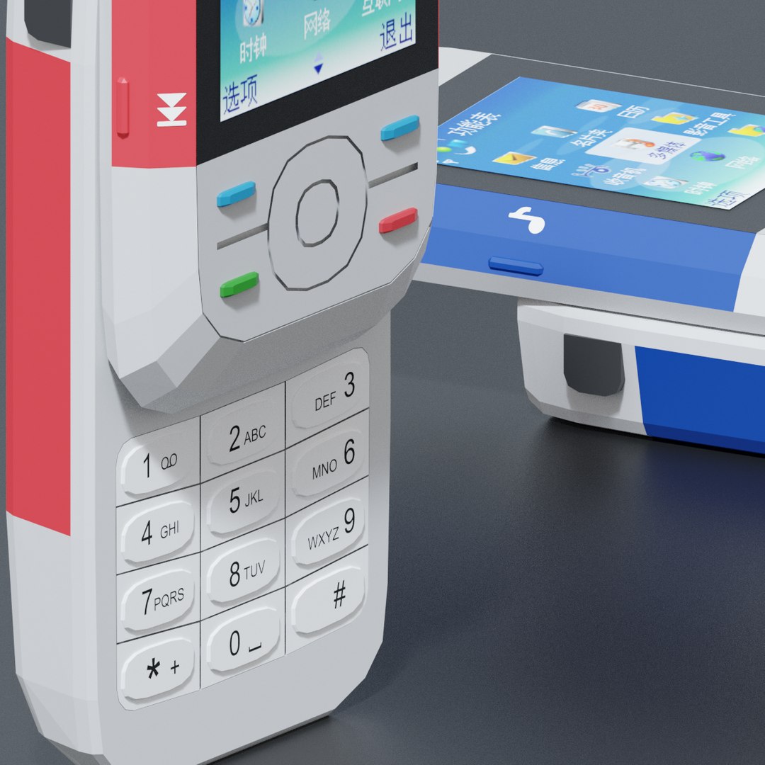 3D Nokia 5200 5300 Mobile Phone - TurboSquid 1554285