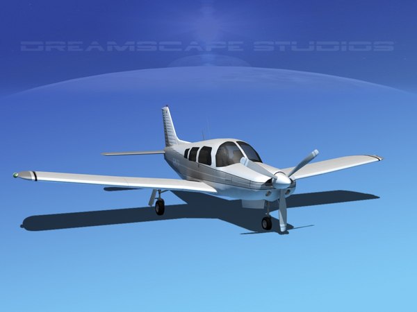 propeller piper cherokee 3d model