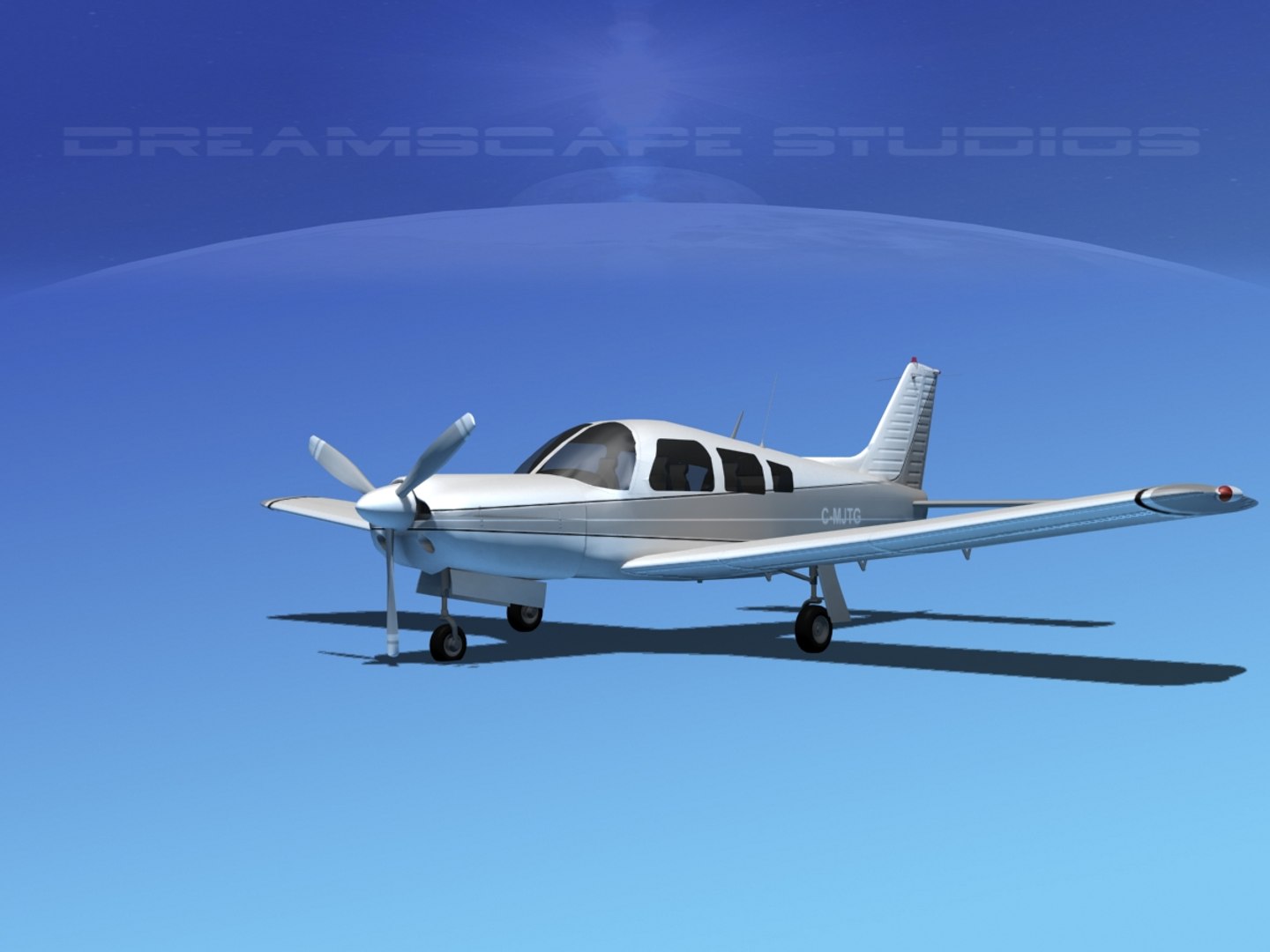 Propeller Piper Cherokee 3d Model