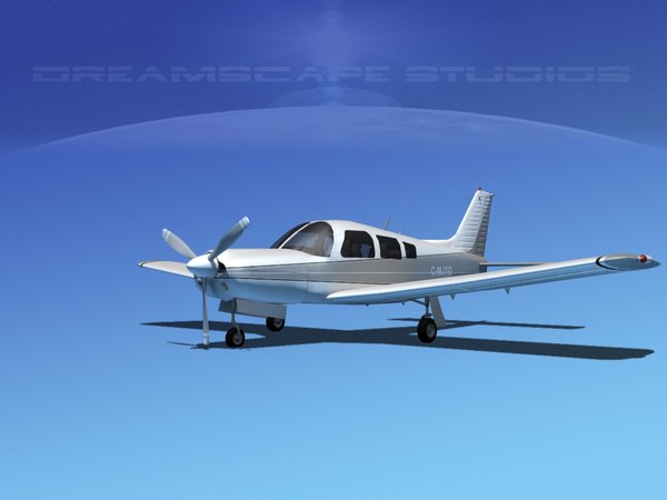 propeller piper cherokee 3d model