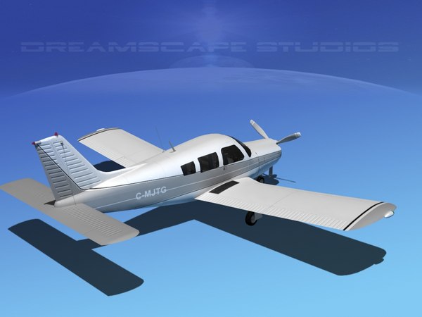 propeller piper cherokee 3d model
