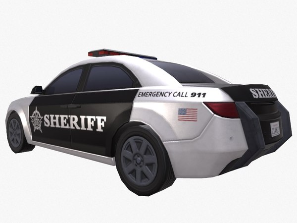 3D car sheriff - TurboSquid 1368948