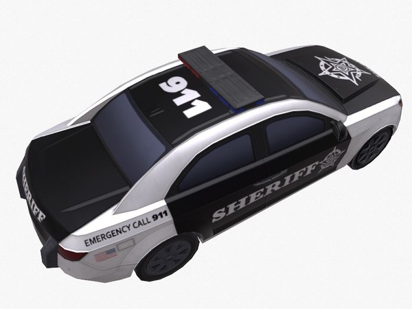 3D car sheriff - TurboSquid 1368948