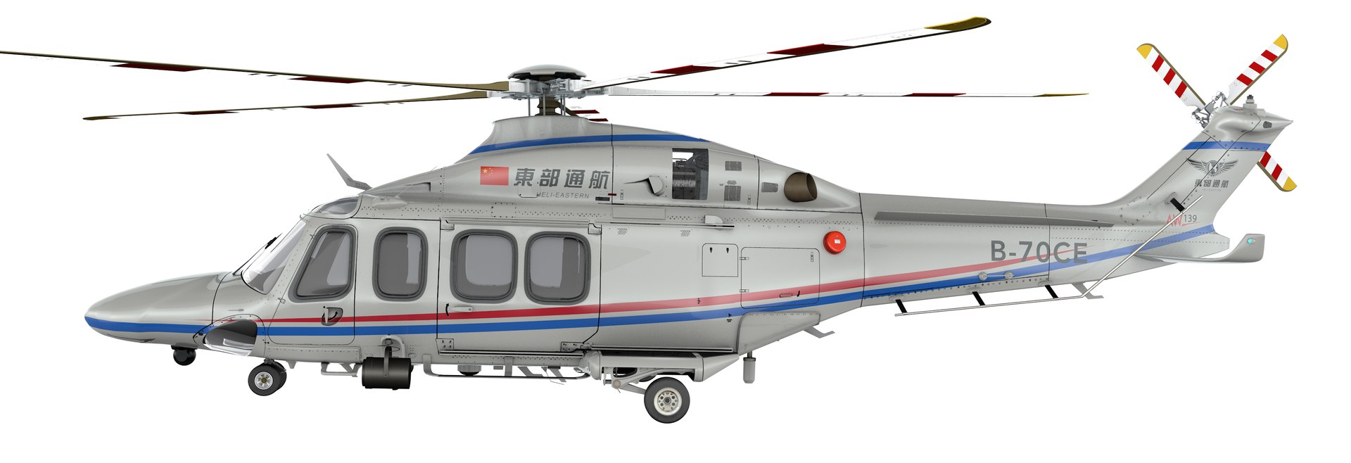 AW139 HELI EASTERN L2147 3D Model - TurboSquid 2246561