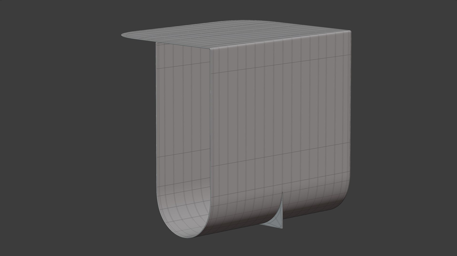 3D Northern Mass Side Table - TurboSquid 1761477