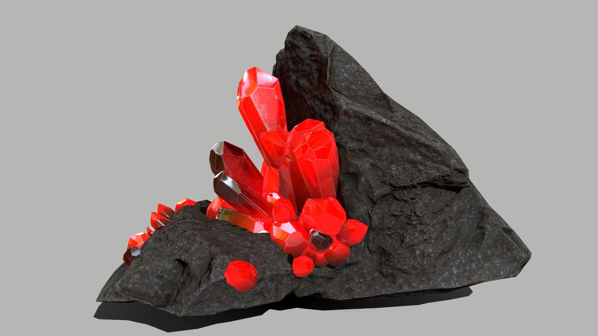 3D Model Crystal Set - TurboSquid 1589488